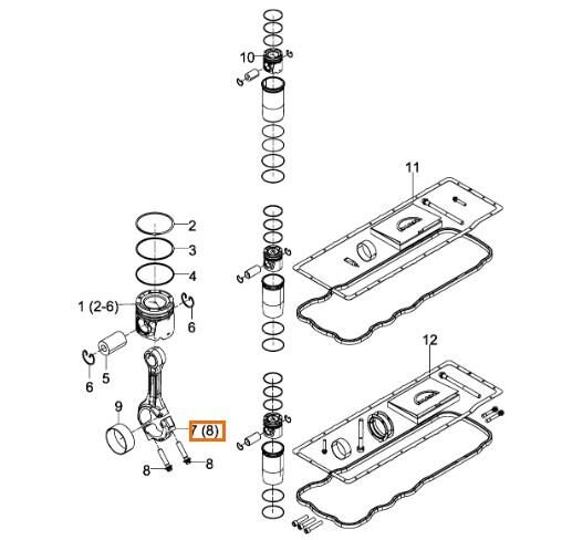 20060228661 klipnjača za MAN TGA kamiona