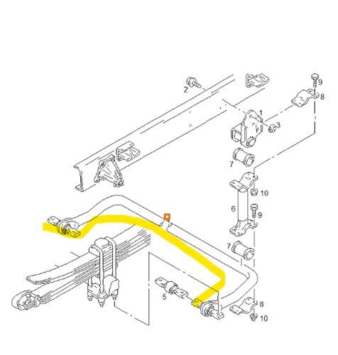 81437150061 stabilizaciona letva za MAN M 2000 L kamiona