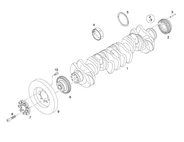 51021010632 kolenasto vratilo za MAN TGA kamiona