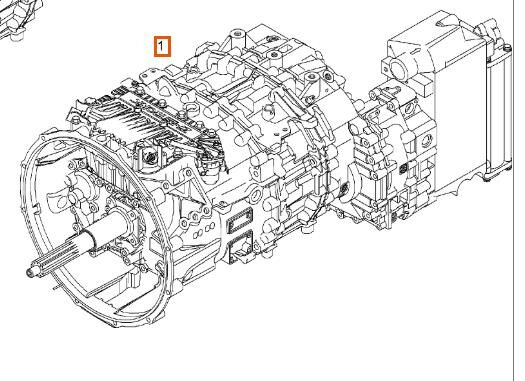 81320036795 menjač za MAN TGA kamiona