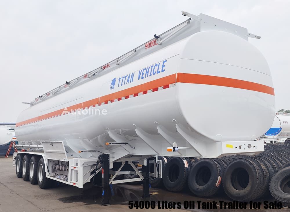 Novi Titan 54000 Liters Oil Tank Trailer for Sale prikolica cisterna za gorivo