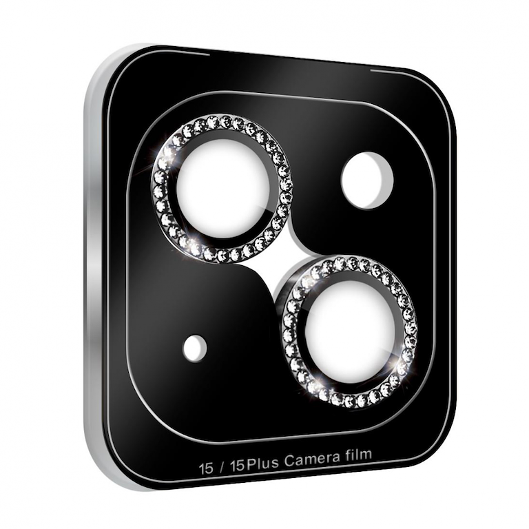 Zastita - kameru Diamond za iPhone 15 crna