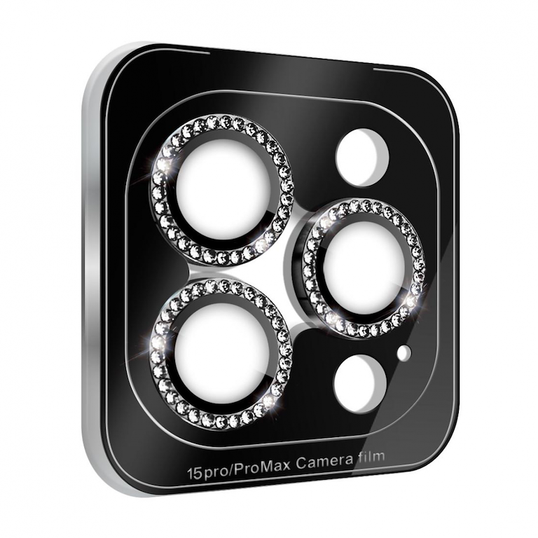 Zastita - kameru Diamond za iPhone 15 Pro 6.1 crna