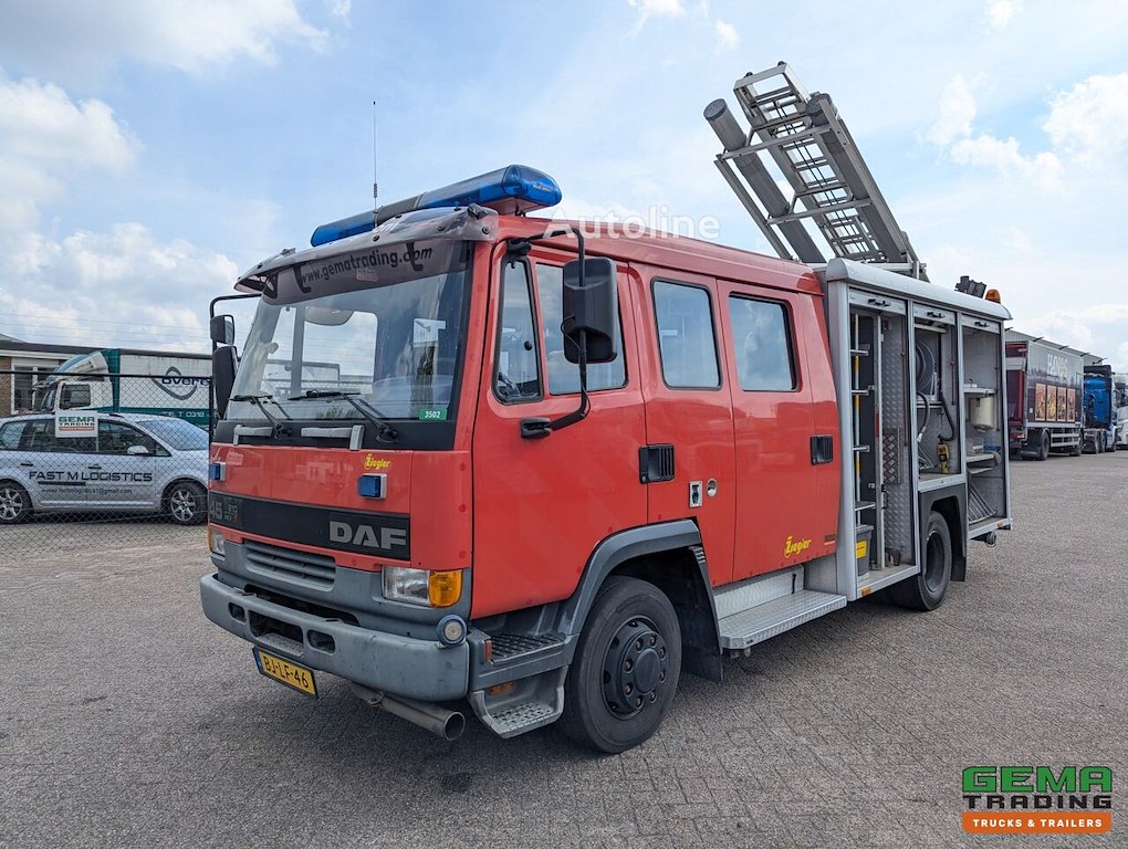 DAF AE45CE 210FF 4x2 Euro2 Ziegler TS08 LD2.800 HD265 T1.500Liters - vatrogasno vozilo