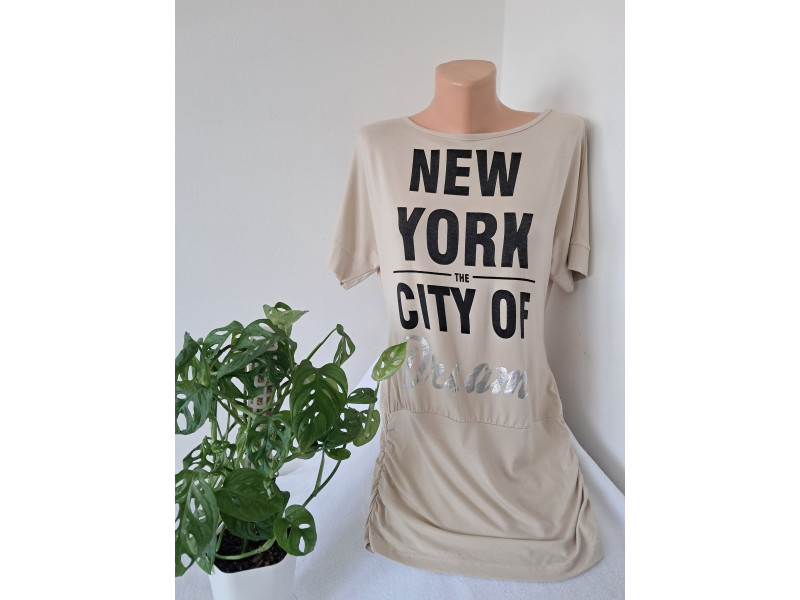 Bez viskozna majica-tunika vel L XL