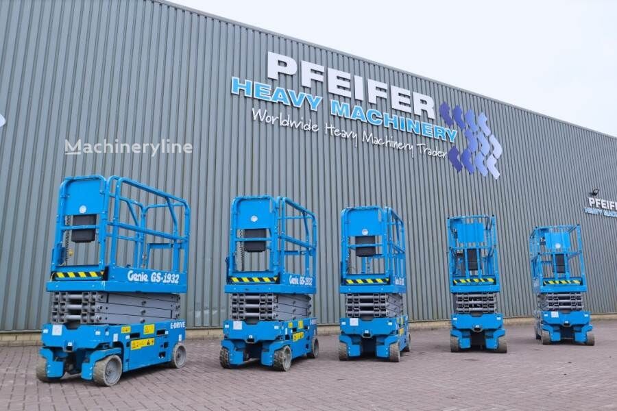 Genie GS1932 E-Drive Several In Stock, 8m Working Height makazasta platforma