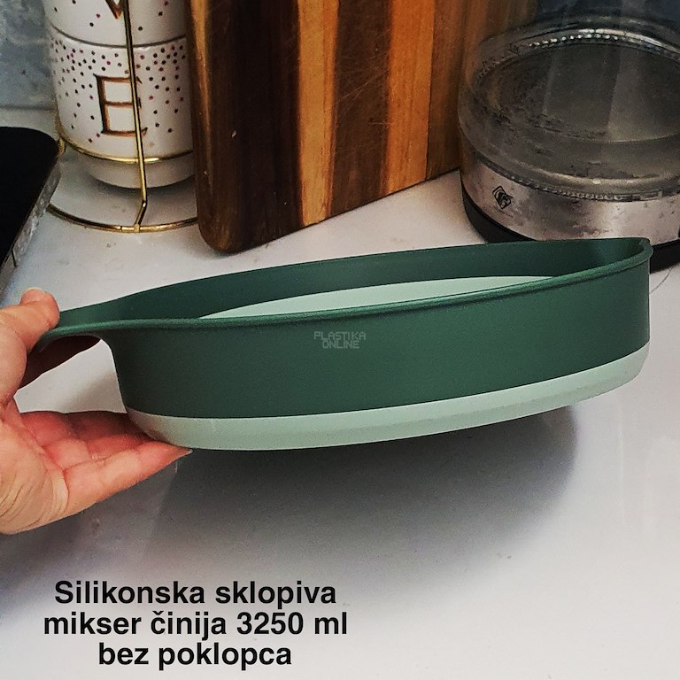 Silikonska sklopiva mikser činija 3250 ml bez poklopca