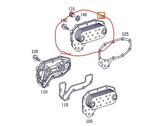 A 906 180 11 65 kućište filtera za ulje za Mercedes-Benz 2628GL/NLA6X2/4 3900 kamiona