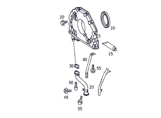 A 906 180 06 01 pumpa za ulje za Mercedes-Benz 2628GL/NLA6X2/4 3900 kamiona