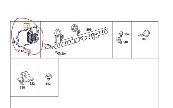 A 067 447 22 40 upravljačka jedinica za Mercedes-Benz 2628GL/NLA6X2/4 3900 kamiona