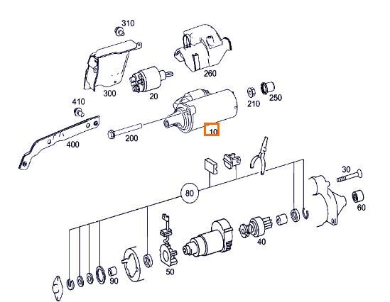 0 001 115 047 motor za Mercedes-Benz SPRINTER kamiona