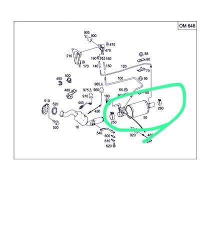 A 906 490 05 92 prigušivač za Mercedes-Benz SPRINTER kamiona