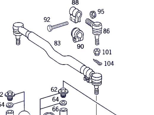 A 944 330 02 03 uporne spone za Mercedes-Benz Actros 6-Cil. 4-Ejes BM 950/2/3 (1996->) kamiona