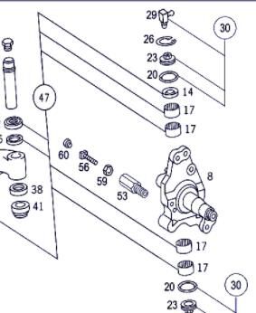 A 943 332 00 02 glavčina za Mercedes-Benz ACTROS kamiona