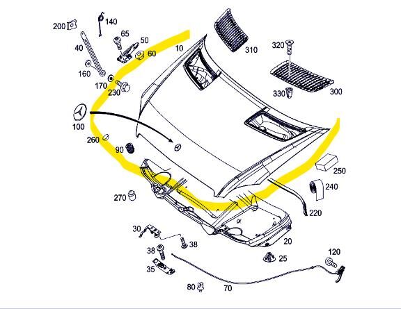 ME9193130 hauba za Mercedes-Benz SPRINTER kamiona
