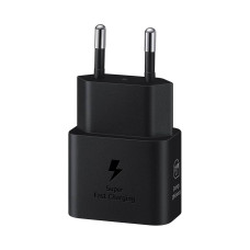 Brzi punjač Samsung GaN 25W crni + kabl USB tip C