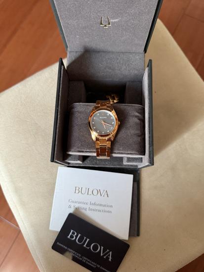 Bulova ženski sat, sertifikat