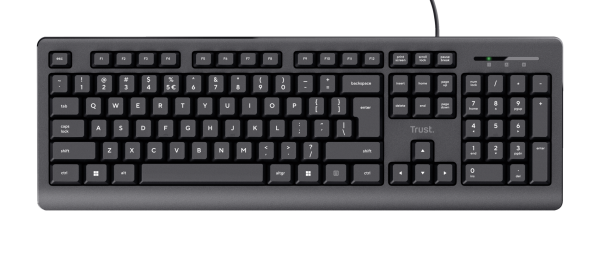 Trust Primo USB US tastatura black