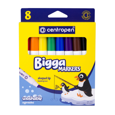 Flomasteri set 8- Bigga markers