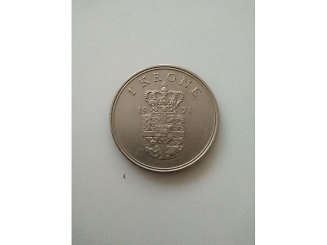 1 kruna Danska  1971.