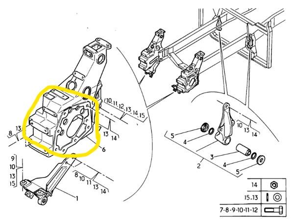 Guarnecido Protector Motor 5010491034 drugi delovi motora za Renault Magnum tegljača