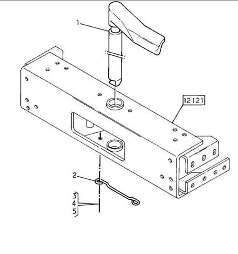 7421746474 vučna kuka za Renault Midlum kamiona