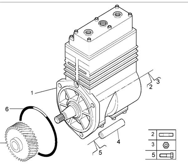 7485003211 pneumatski kompresor za Renault Premium kamiona