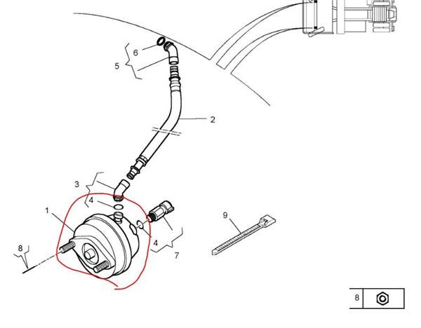 7420824261 kočiona komora za Renault Premium kamiona