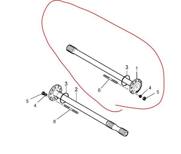 7420836838 zadnji most za Renault Premium kamiona