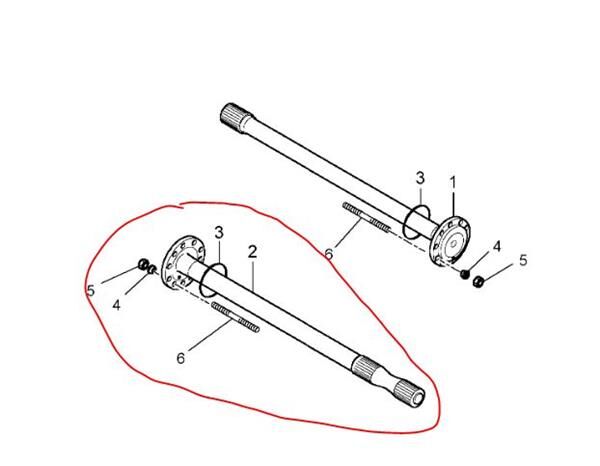 7420836831 kardansko vratilo za Renault Premium kamiona