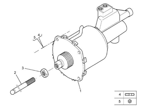 5010545581 glavni cilindar kvačila za Renault Premium kamiona