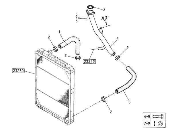 5001856643 radijator za hlađenje motora za Renault Premium 260 kamiona