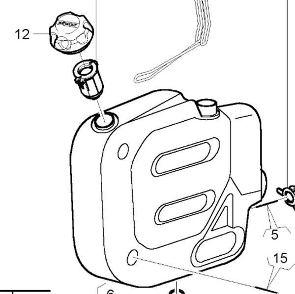 7420856464 AdBlue rezervoar za Renault MAGNUM AB 2005 kamiona