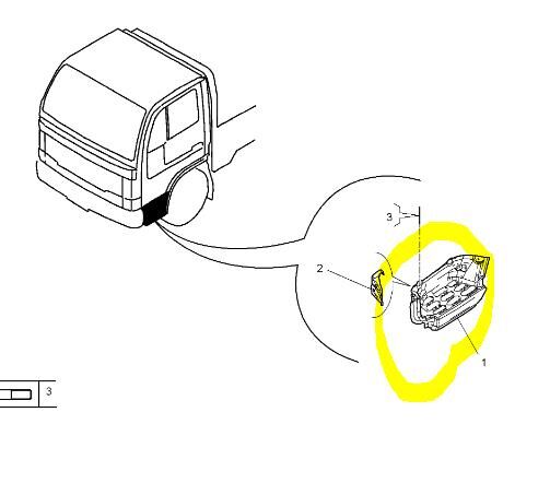 5001874711 bočna stepenica za Renault Maxity kamiona