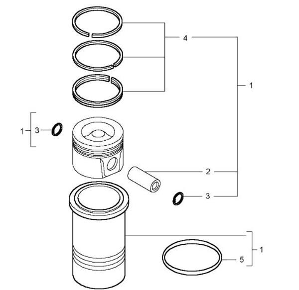 7485126579 hidraulični cilindar za Renault Midlum kamiona