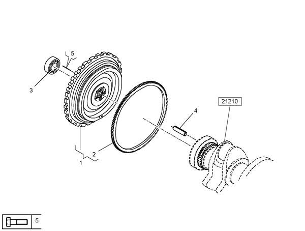 200904D7000 volan za Renault Midlum kamiona