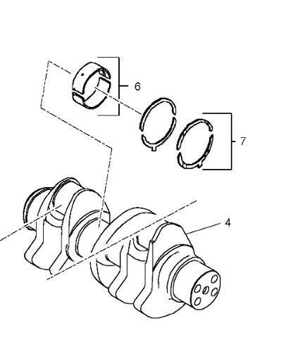 7422923731 kolenasto vratilo za Renault Midlum kamiona