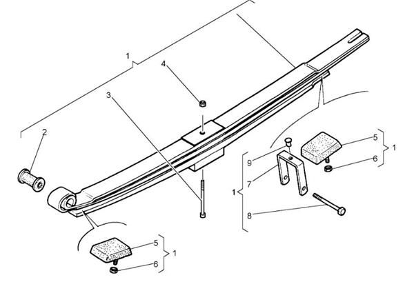 7422477173 gibanj za Renault Midlum kamiona