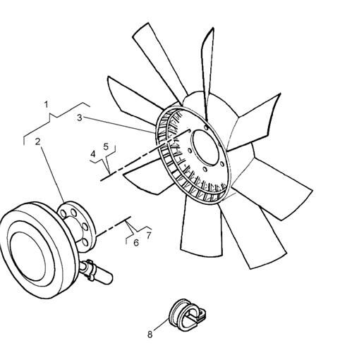 5010315994 ventilator hladnjaka za Renault Premium kamiona