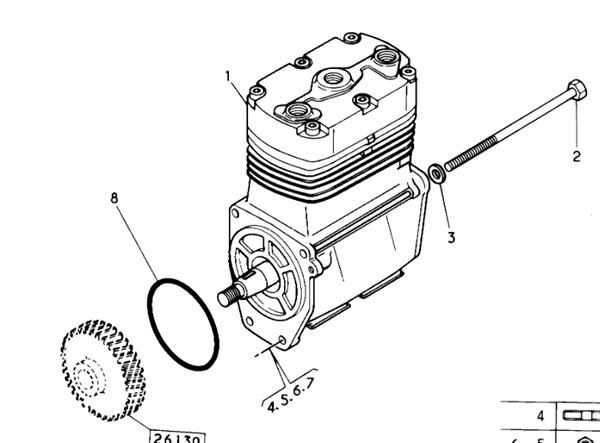 5010295545 pneumatski kompresor za Renault Premium kamiona