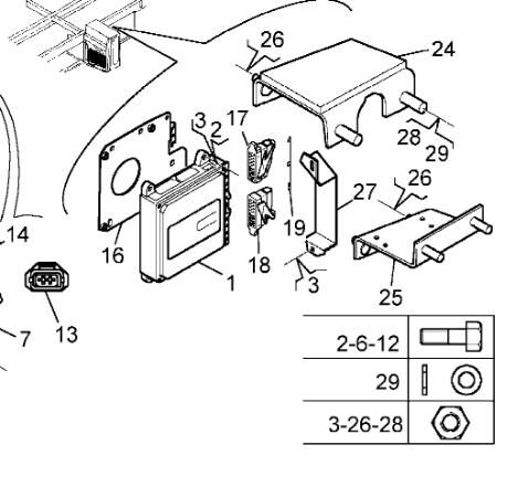 5010550351 upravljačka jedinica za Renault Midlum kamiona