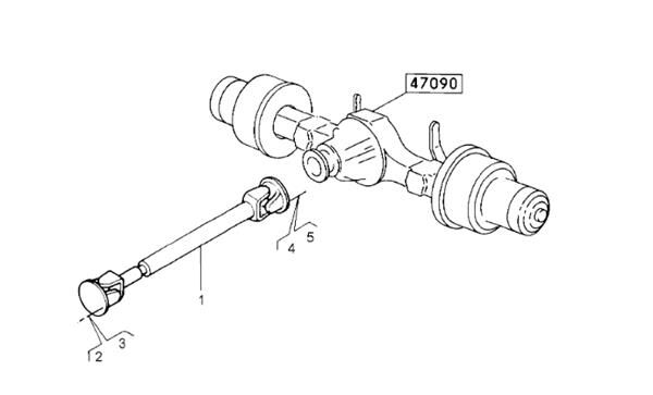 5010395467 kardansko vratilo za Renault Magnum kamiona
