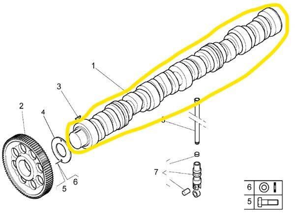 5200511763 bregasta osovina za Renault Magnum kamiona