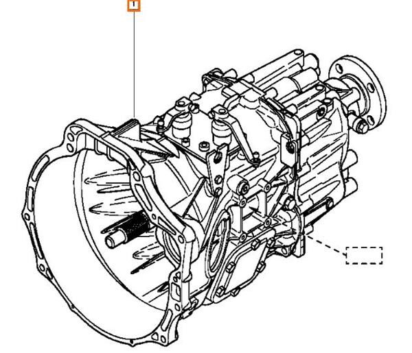 5010639232 menjač za Renault Mascott kamiona