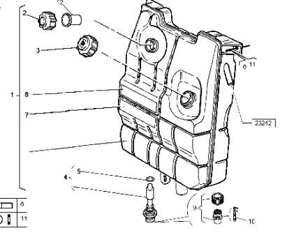 5010619306 ekspanziona posuda za Renault PREMIUM DXI kamiona