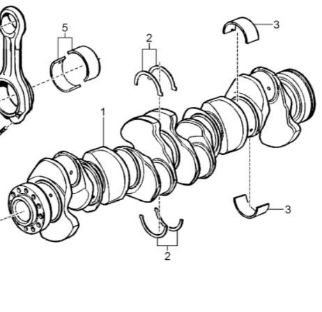 7422235000 kolenasto vratilo za Renault PREMIUM DXI kamiona