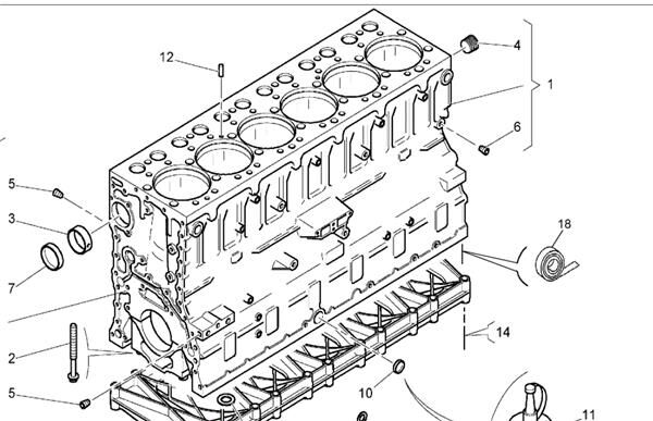 5010359722 blok cilindara za Renault Premium kamiona