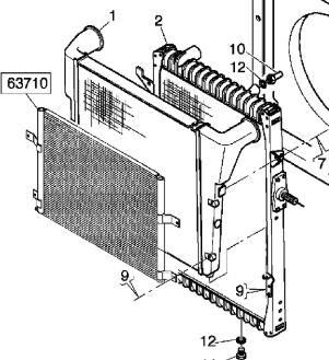 5010514435 radijator za hlađenje motora za Renault Magnum kamiona