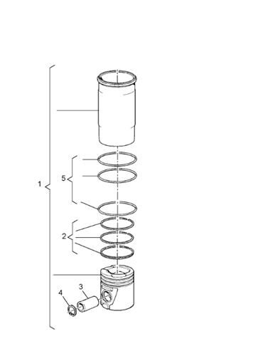 7421640559 košuljica cilindra za Renault Premium 2 kamiona