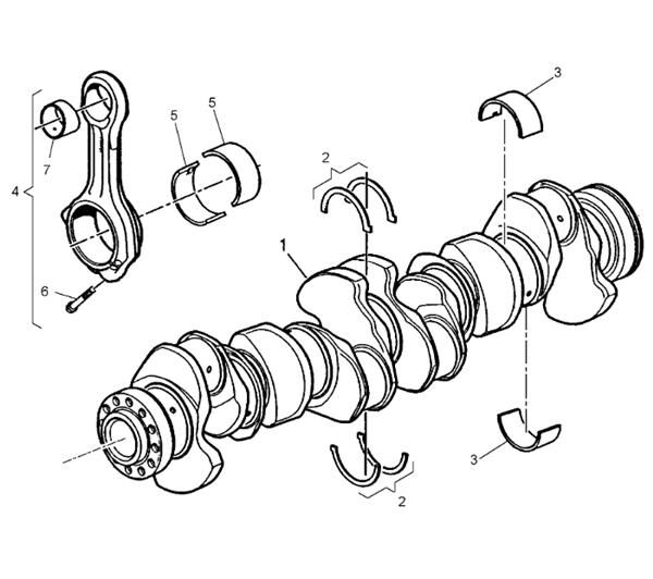 7421405253 klipnjača za Renault Premium 2 kamiona